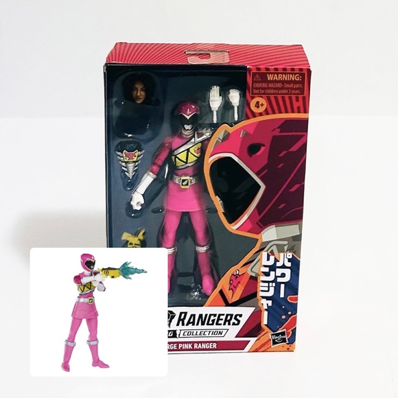 Hasbro | Toys | Power Rangers Lightning Collection Dino Charge Pink ...